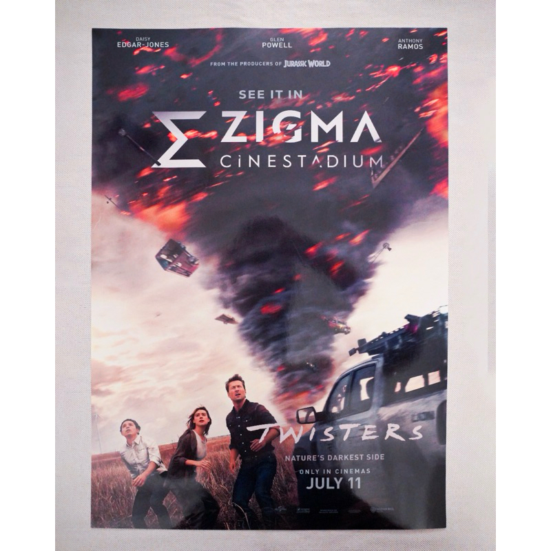 โปสเตอร์ของแท้ “TWISTERS” Zigma จาก SF Cinema - Poster “TWISTERS” SF ...