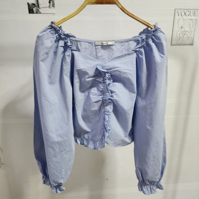 Molorda เสื้อแขนยาว ทรงครอป | Shopee Thailand
