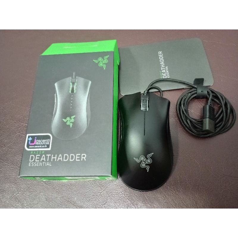 เมาส์ Razer Deathadder Essential ของแท้ ลูกกลิ้งscrollเสีย | Shopee ...
