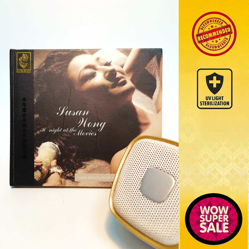 CDเพลงสากล Susan Wong อัลบั้ม A Night at the Movies แผ่นXRCD | Shopee ...
