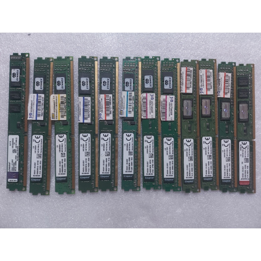 RAM Kingston 4GB DDR3 1333MHz มือ2 ประกันตลอดอายุการใช้งาน ( ราคาต่อ 1 ...