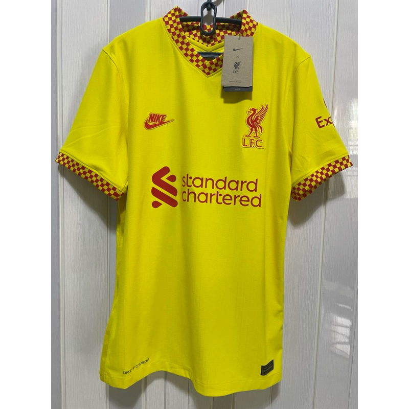 เสื้อลิเวอร์พูลแท้,Liverpool Third 2021/22 เกรดนักเตะ ใหม่ป้ายห้อย ชื่อ ...