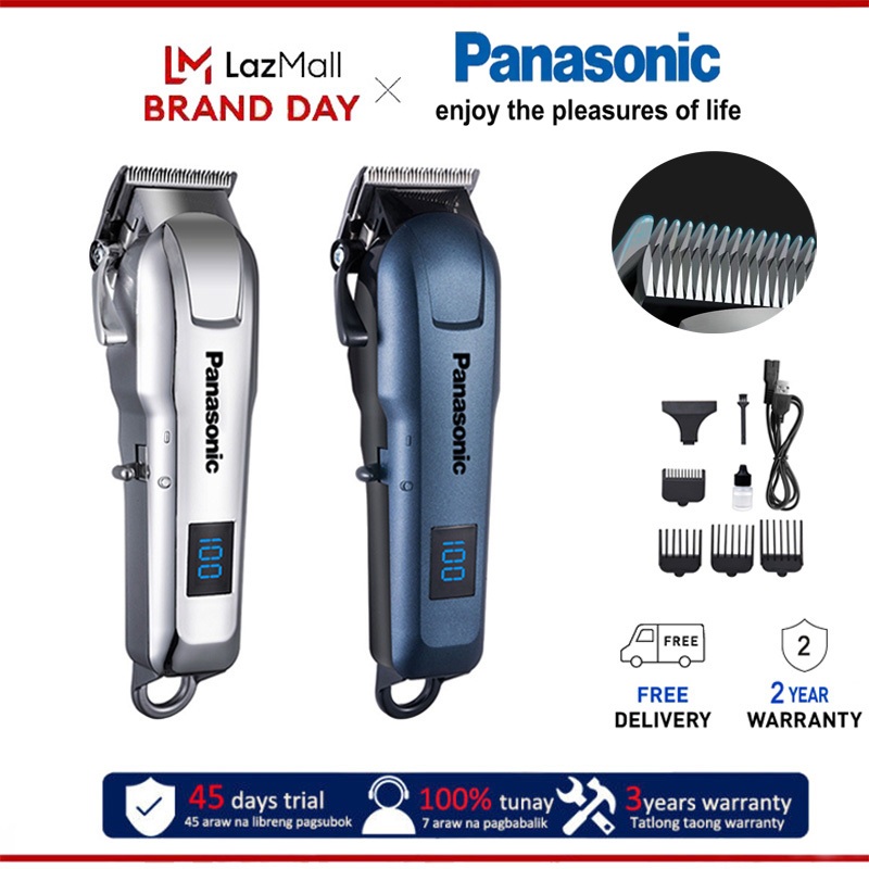 Panasonic D86 ปัตตาเลี่ยนผม ปัตตาเลี่ยน แบตตาเลี่ยนไร้สาย ปัตตาเลี่ยนตัดผมชาย หัวตัดใสมารถล้าง ...