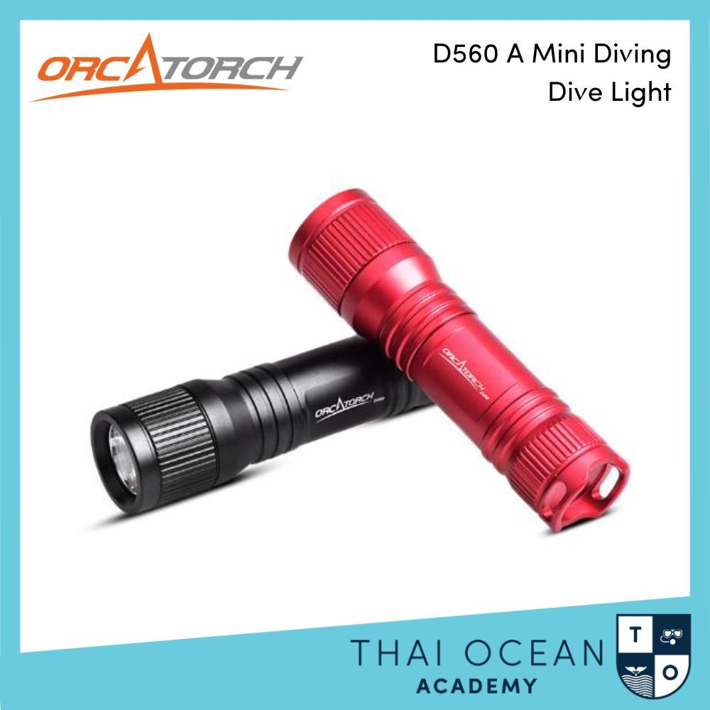 OrcaTorch D560 A Mini Diving Dive Light ไฟฉายสำหรับดำน้ำ | Shopee Thailand