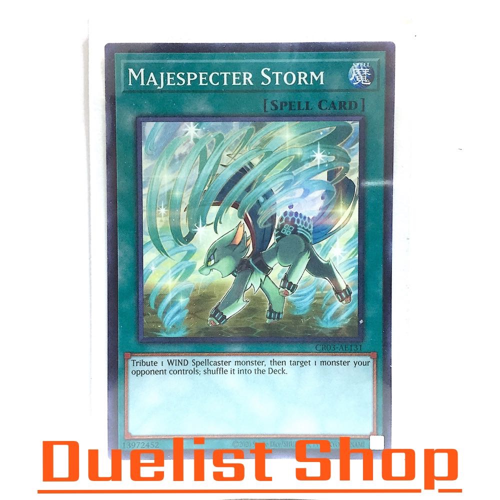 Majespecter Storm (N) Spell [Normal] ชุด CR03-AE131 การ์ดยูกิโอ (Yu-Gi ...