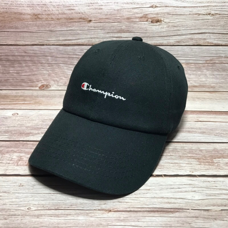 หมวก Champion Low Cap Black | Shopee Thailand