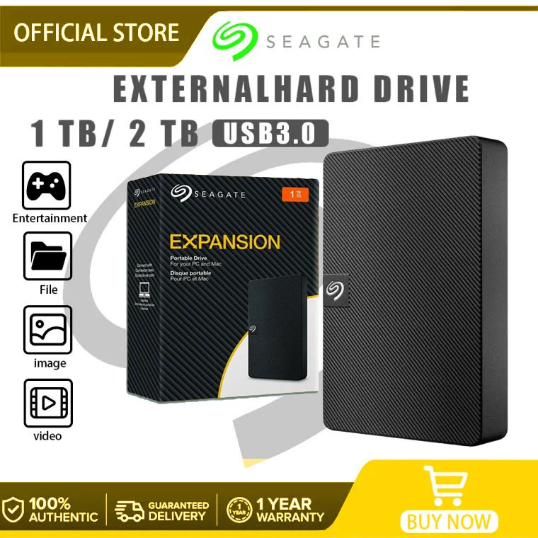 Seagate External HDD 1TB/2TB USB 3.0 external hard disk SuperSpeed 2.5 ...