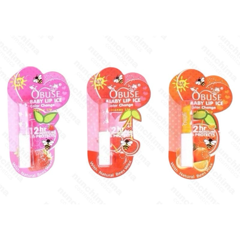 :: OB-1172 Obuse :: Baby Lip Ice Color Change โอบิวซ์ เบบี้ ลิป ไอซ์ ...
