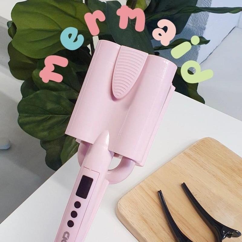 Mermaid CKL V30 เครื่องหนีบผมลอนมาม่า มี 2 ขนาดให้เลือก ลอน 26 mm. ลอน 32 mm. | Shopee Thailand