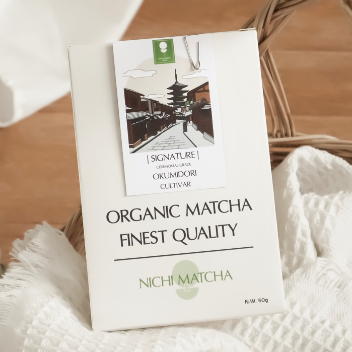 NICHI MATCHA | ผงมัทฉะอุจิสายพันธุ์เดียว Signature | Okumidori Single ...