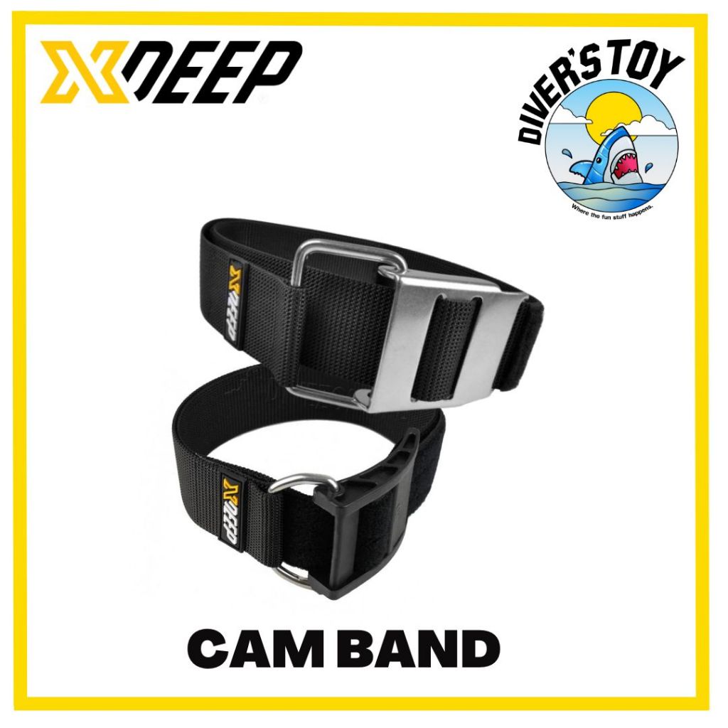 Cam Band With Ss Buckle Black or Plastic Buckle XDEEP | Shopee Thailand