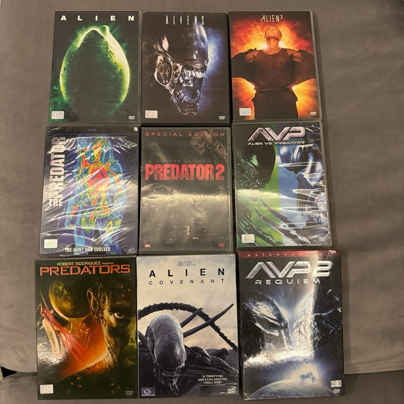 DVD แท้ Alian & Predator 9 ภาค มีมือ 1 2 กล่อง | Shopee Thailand