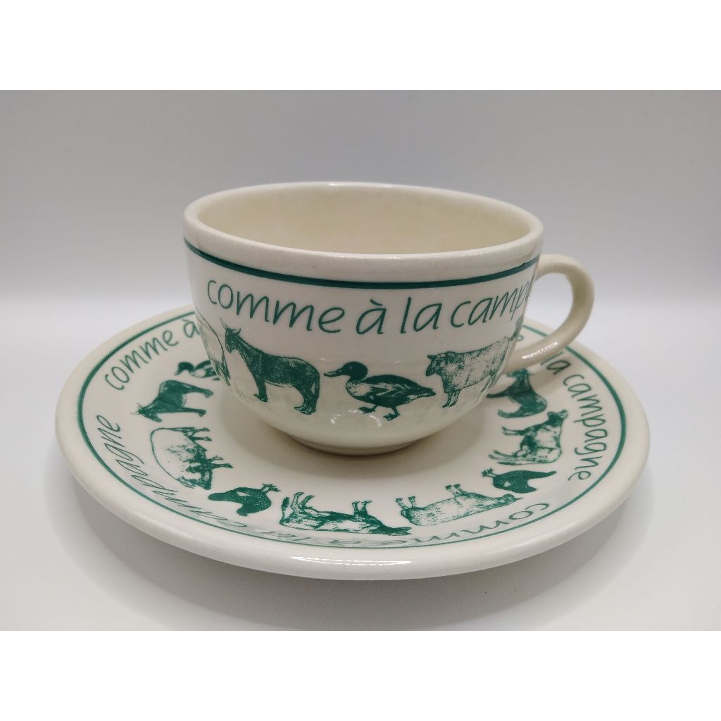 VTG Cook Line Paris Comme a la campagne Farmhouse Animals Teacup and ...