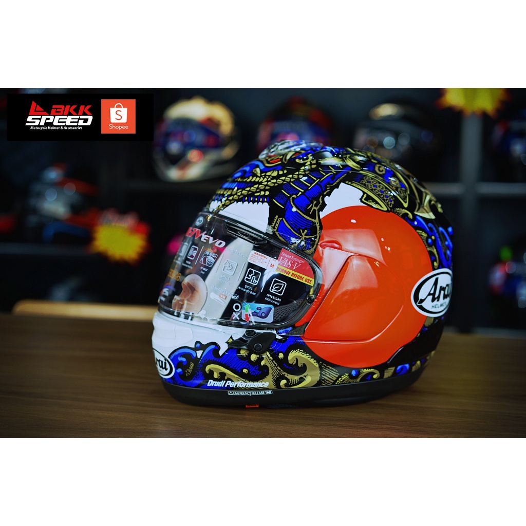Arai RX7V EVO Samurai ลายใหม่ 2024 | Shopee Thailand