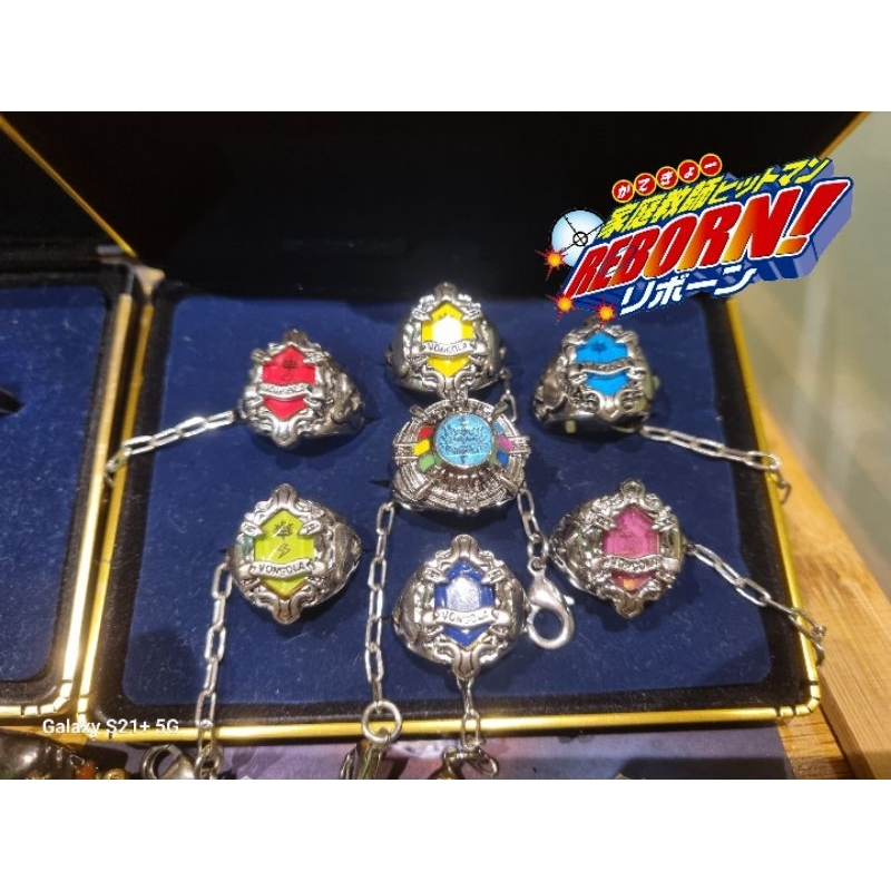 ลิขสิทธิ์แท้100% Reborn Vongola rings Ver.2 Reborn Collection Charm งาน ...