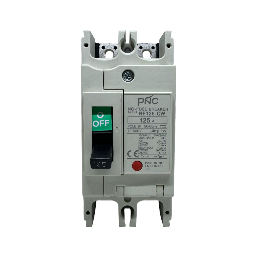 เบรกเกอร์ NF125-CW 2P 80A , 100A , 125A MCCB | Shopee Thailand