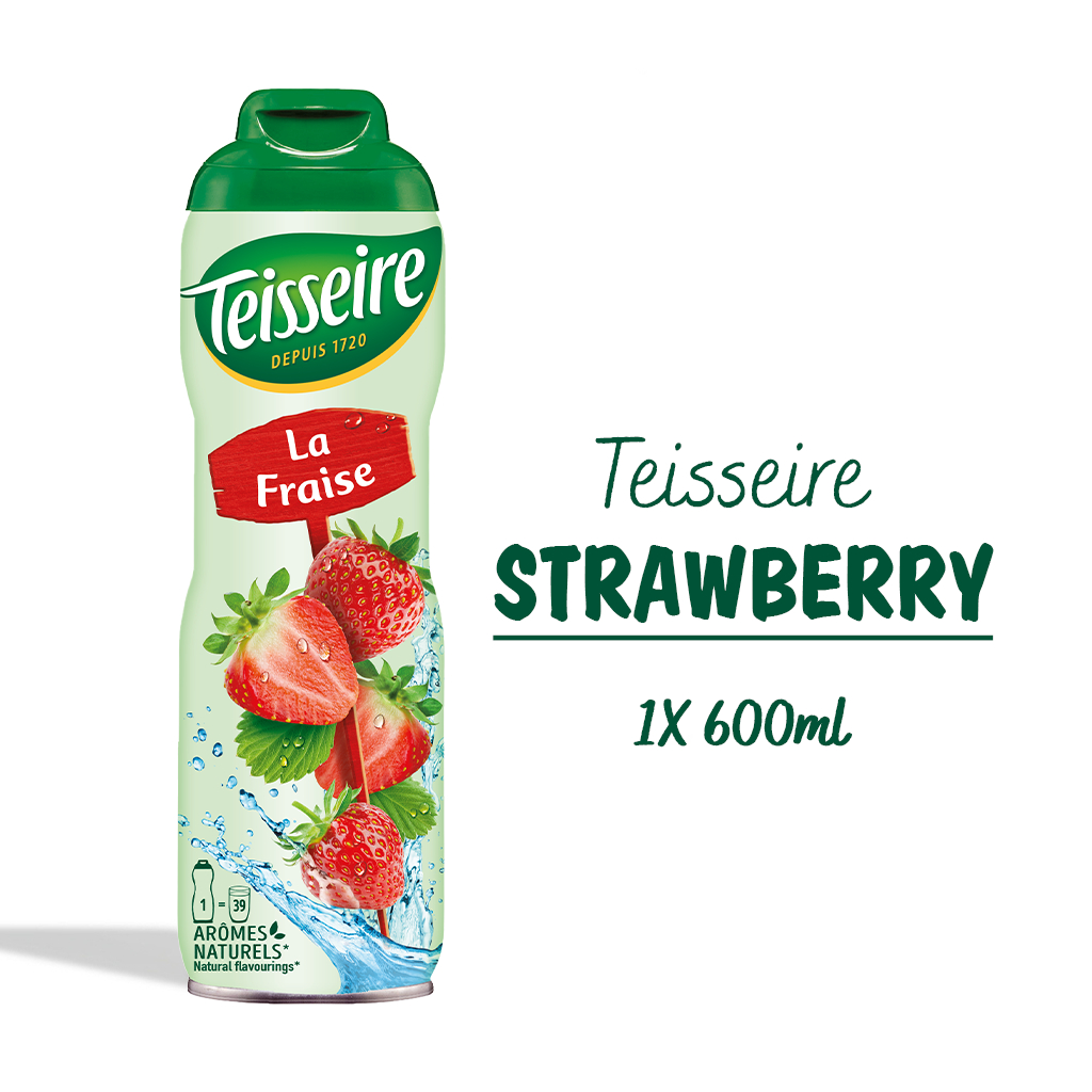 Teisseire น้ำเชื่อมกลิ่นสตรอเบอร์รี่ 600มล. | Teisseire Strawberry ...