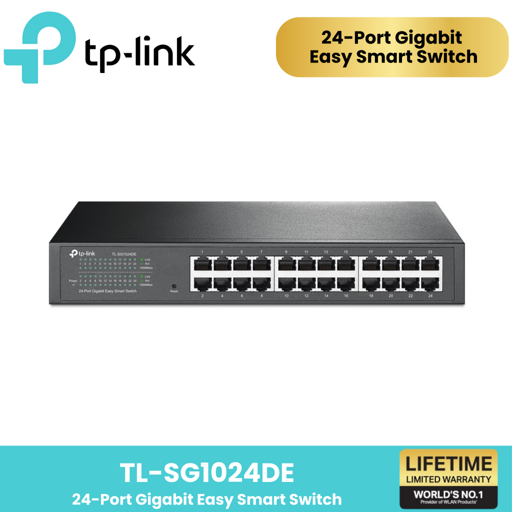 Easy Smart Switch TP-Link SG1024DE 24-Port Gigabit Easy Smart Switch ...