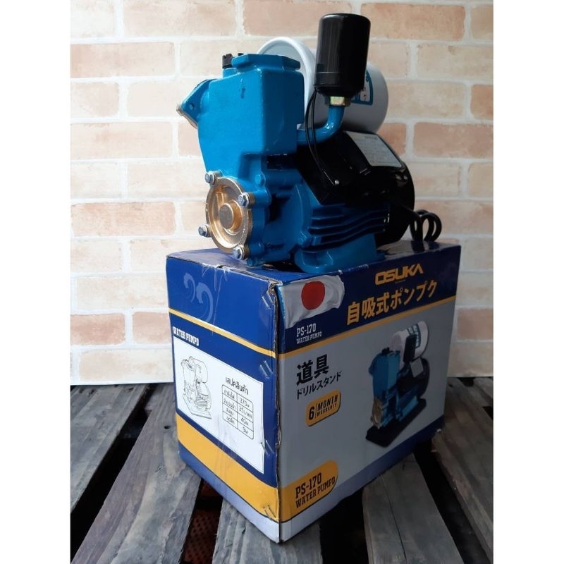OSUKA ปั๊มน้ำอัตโนมัติ PS-170 - ปั๊มน้ำบ้าน ปั๊มเปลือย - ส่งแนวราบ 40 ...