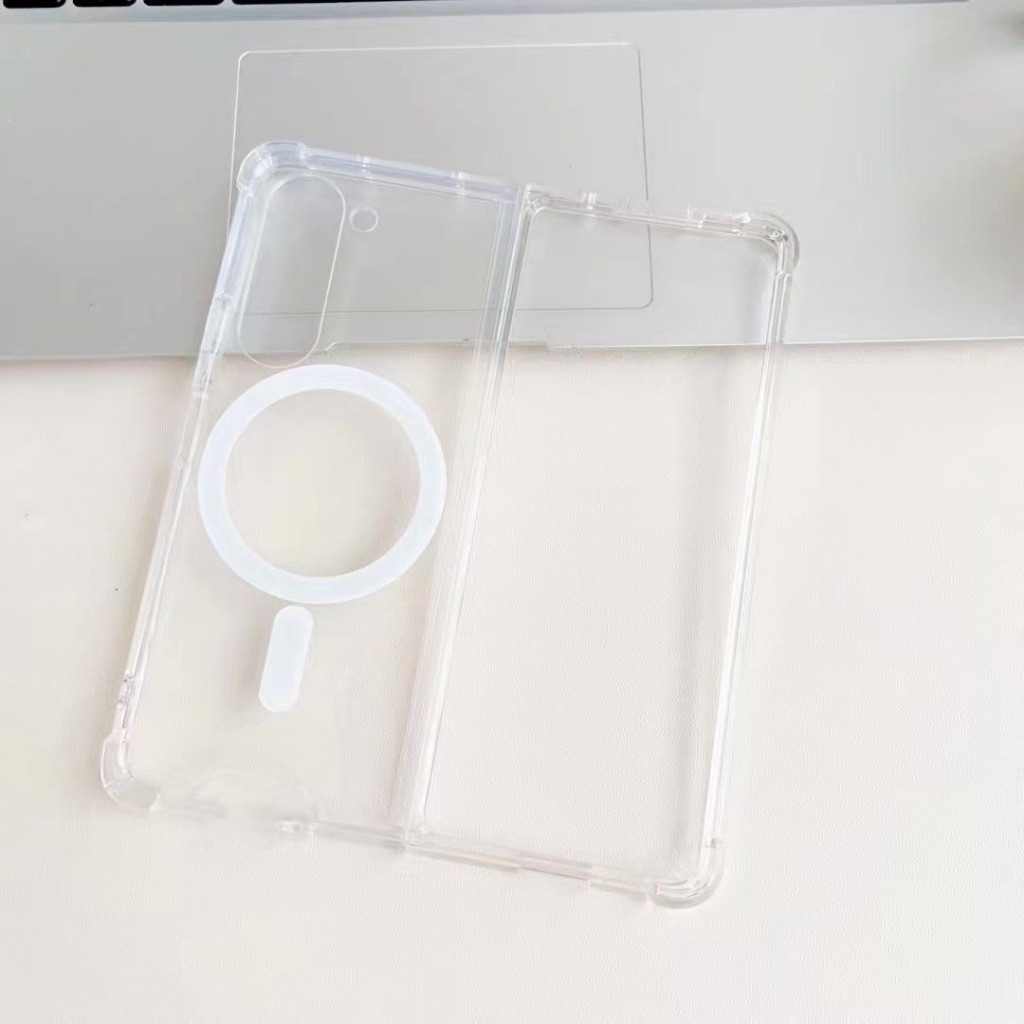 เคส Fold6 Case Clear Mag TPU+PC เคสใส รองรับการ ชาร์จแม่เหล็ก หลังแข็ง ...