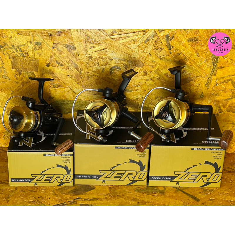 รอก BG Zero BG 15 BG 20 BG 30 รอกซีโร่ บีจี ดำสปูนทอง รอกสปินนิ่ง ...