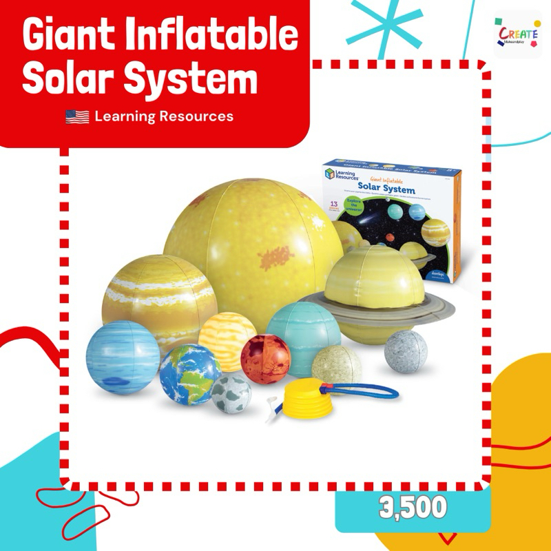 พร้อมส่ง Learning Resourcesแท้นำเข้า🇺🇸💯 Giant Inflatable Solar System 8 ...