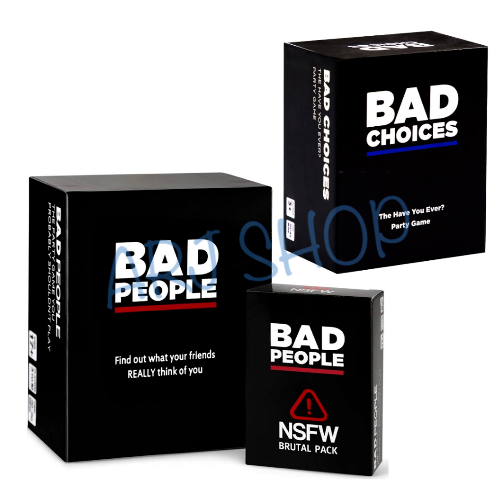 Bad people : Bad choices Board game - บอร์ดเกม คนนิสัยไม่ดี กระชับความ ...