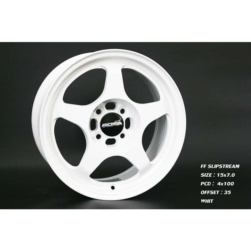 ล้อแม็กซ์เบา ROTA Spoon สีขาว 7-15นิ้ว 4รู100 ET35 [21768] | Shopee Thailand