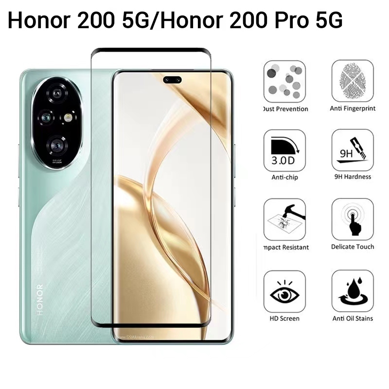 Honor 200Proตรงรุ่น(พร้อมส่งในไทย)ฟิล์มกระจกเต็มจอHonor 200 5G/Honor 200 Pro 5G | Shopee Thailand