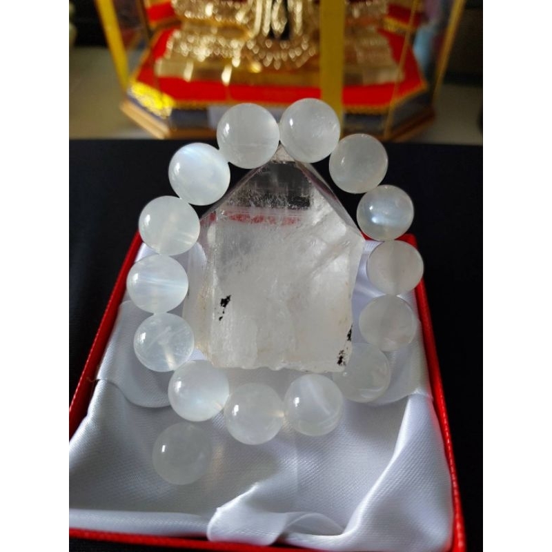 moon stone หรือพลอยจันทกานต์ ขนาด 14 มิลลิเมตร | Shopee Thailand