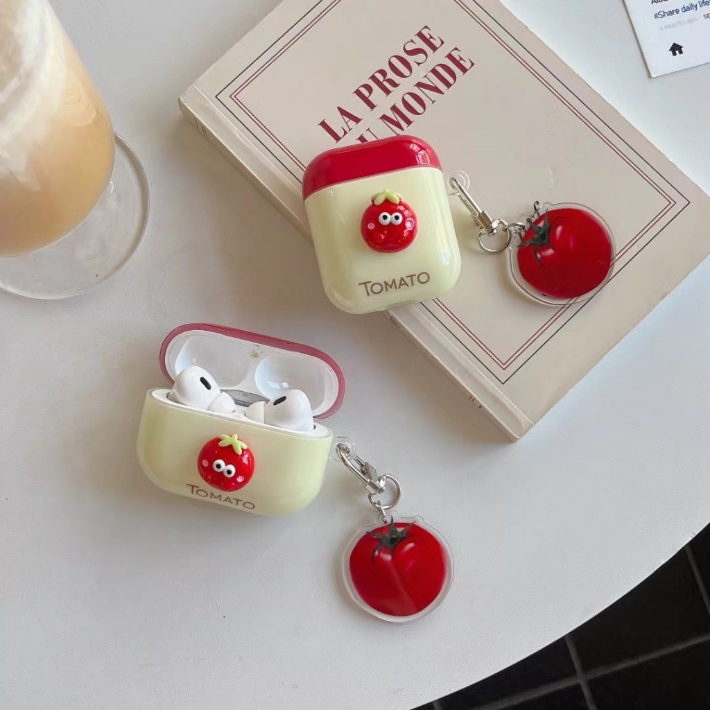 💋จัดส่งจากไทย💋เคส Airpods 3 case เคสป้องกัน สำหรับ มะเขือเทศ น่ารัก ...