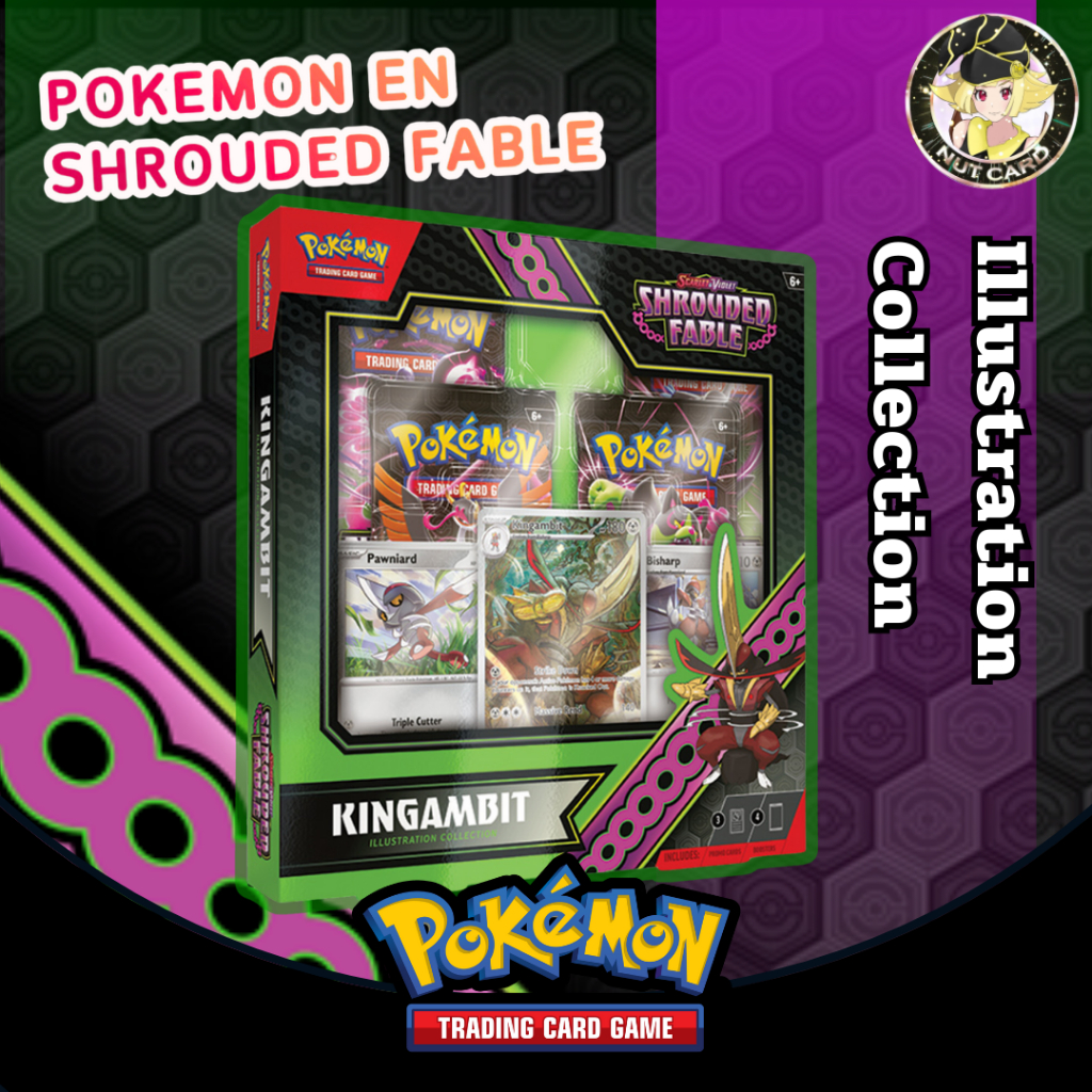 [Pokemon] Scarlet & Violet "Shrouded Fable" Kingambit Illustration Collection | Shopee Thailand
