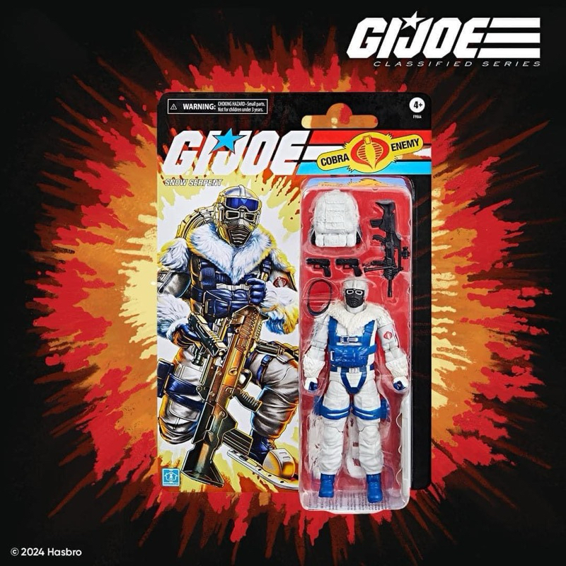 Hasbro G.I.Joe Classified Series Retro Snow Serpent | Shopee Thailand