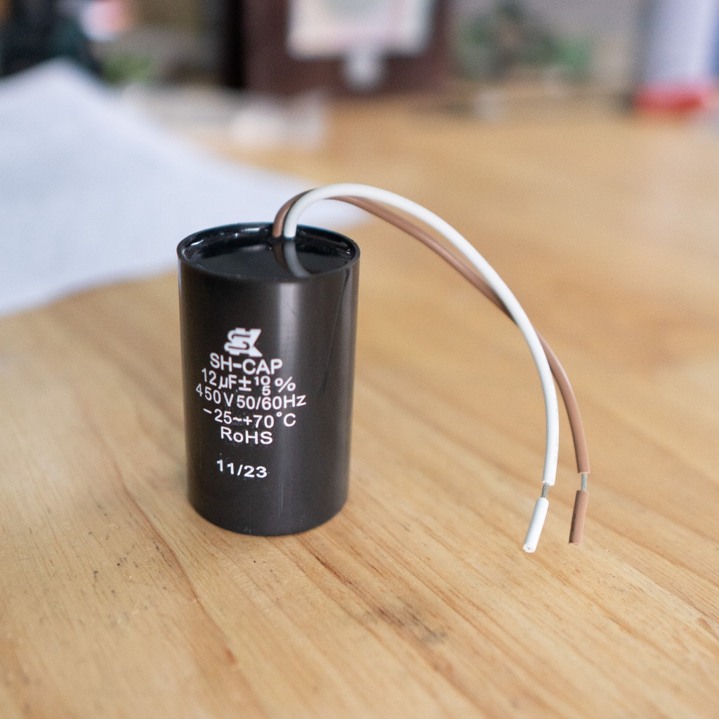 อะไหล่แคป คาร์ปาซิเตอร์ Capacitor 12uf/450V ใช้กับ ประตูรีโมท Type ...