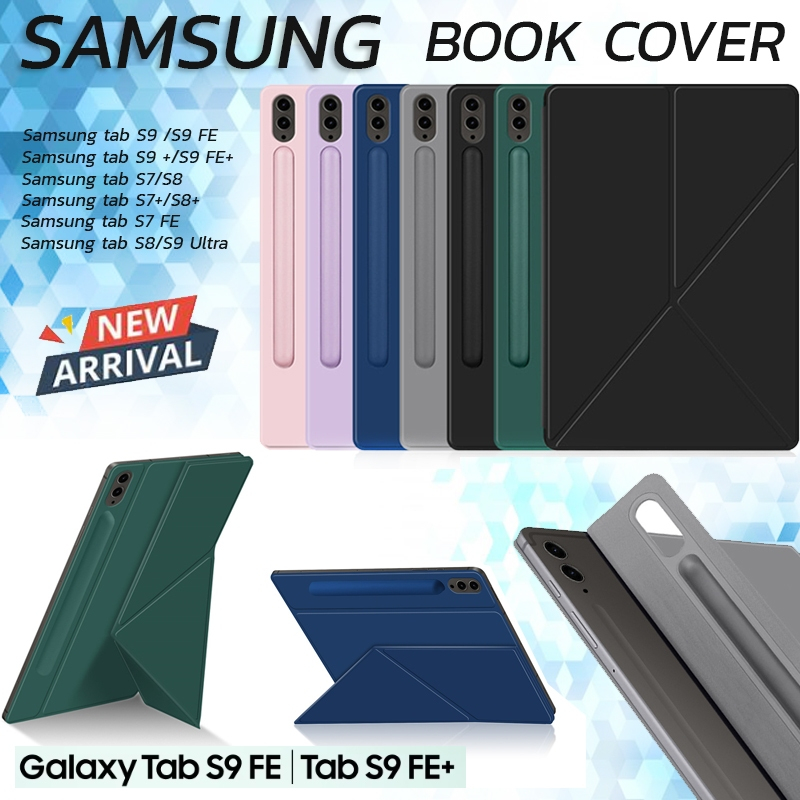 [ Transformer ] Book Cover เคส Samsung Galaxy Tab S9 S9 FE S9 FE+ S9 Plus S7 FE S8 S9 S10 FE ...
