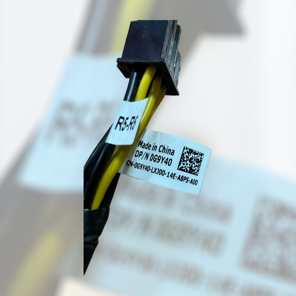 สายไฟ การ์ดจอ 6+2 พิน Dell PCIE Power Cable 6+2 PCI-E Cable G9Y40 ...