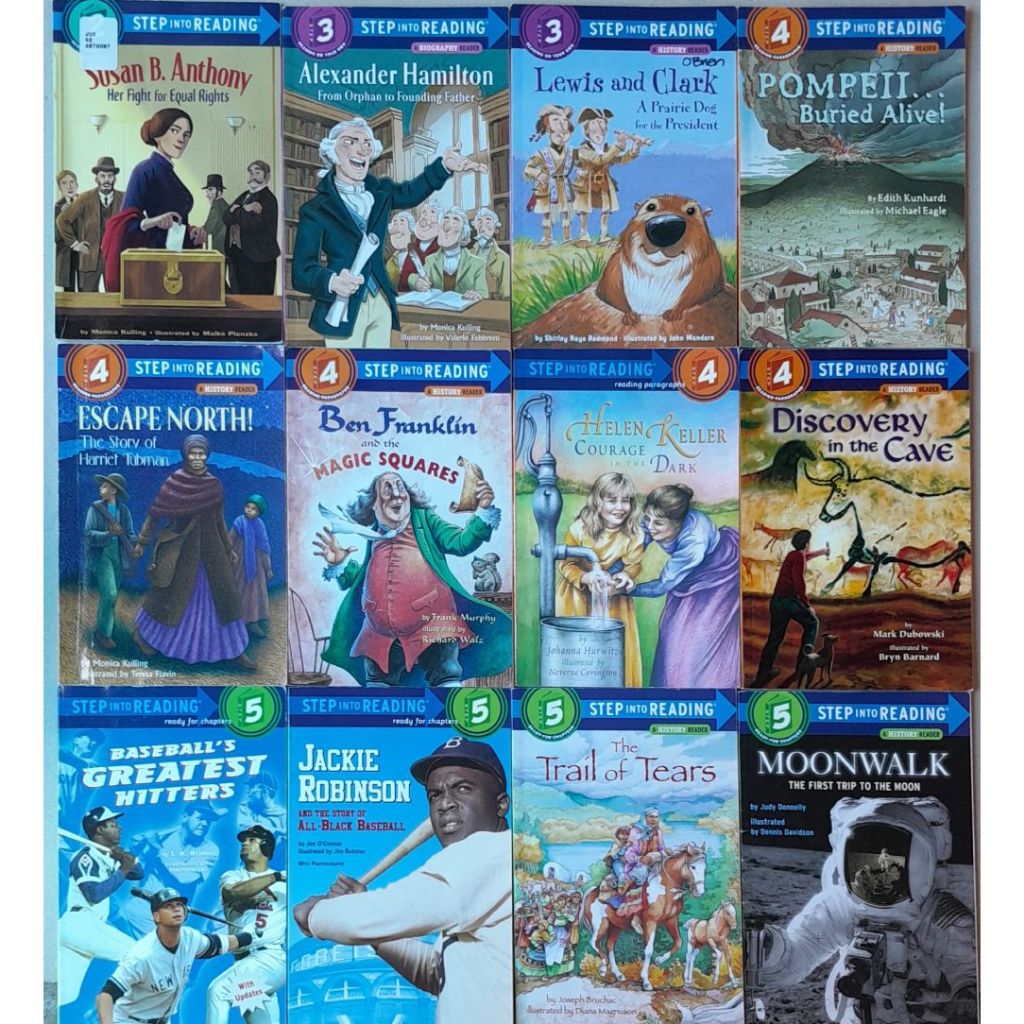 Step into Reading History and Biography Reader หนังสือมือสอง ปกอ่อน ...