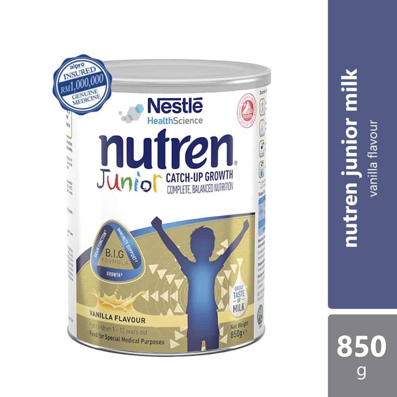 Nestle Nutren Junior Complete Nutrition Children’s Milk Formula 850G ...