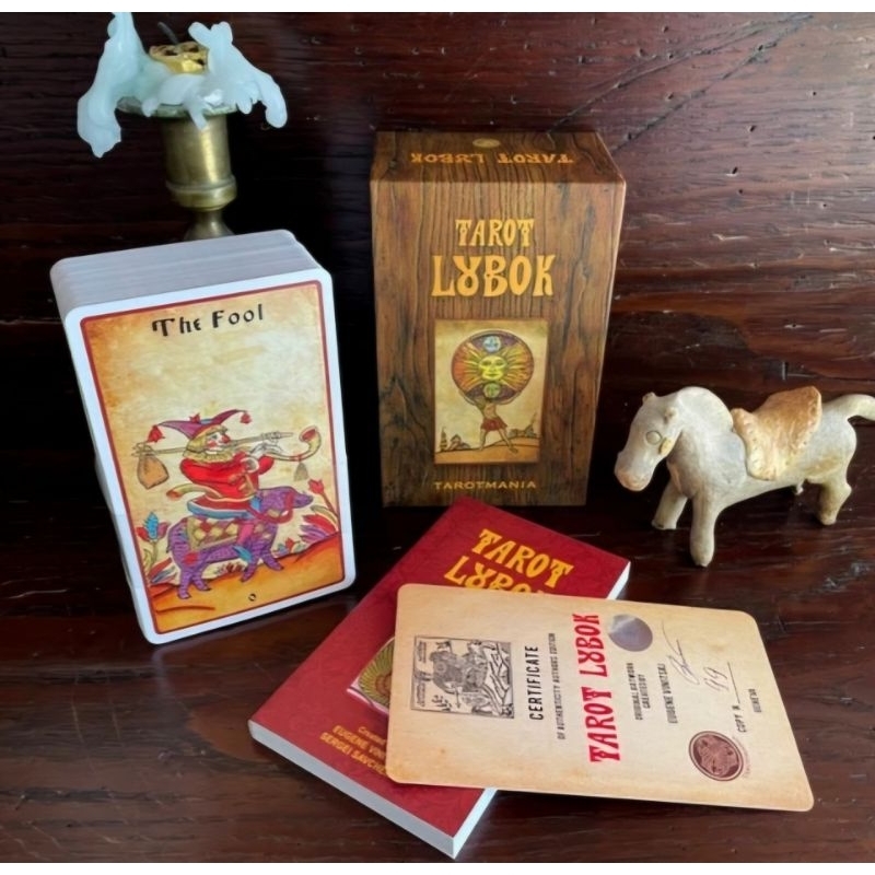 Tarot Lubok ไพ่ยิปซีแท้ชุดลิมิเต็ดสไตล์รัสเซียไพ่ยิปซี ไพ่ทาโร่ต์ ไพ่ออ ...