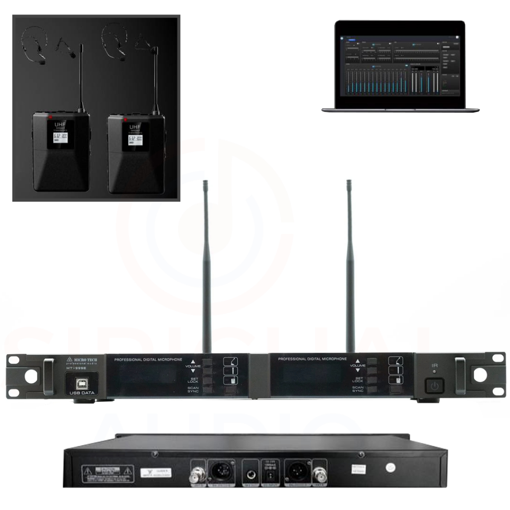 ไมค์ลอยครอบหัว MICROTECH รุ่น MT999E/BP หนีบปกเสื้อ | Shopee Thailand