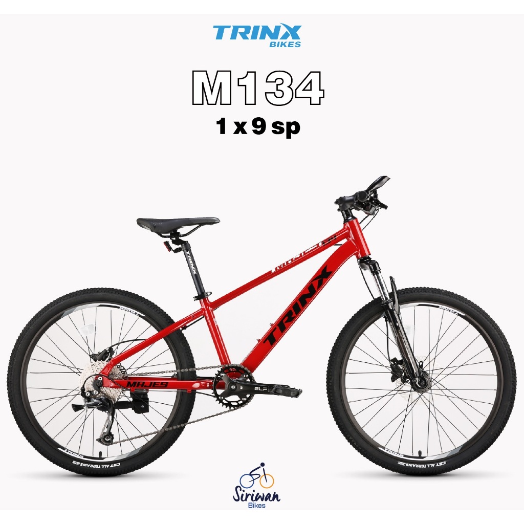 2024 TRINX M134 จักรยานเสือภูเขา สำหรับเด็ก ล้อ 24 นิ้ว 1x9 เกียร์ เฟรมอลูมิเนียม | Shopee Thailand