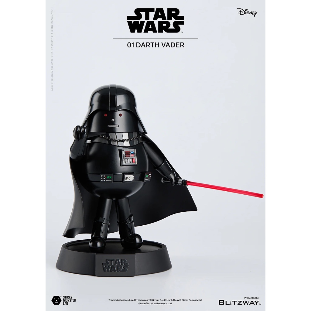 ‼️มีของ พร้อมส่ง 🚚 Sticky Monster Lab SML Starwars - 01 Darth Vader แท้ ...