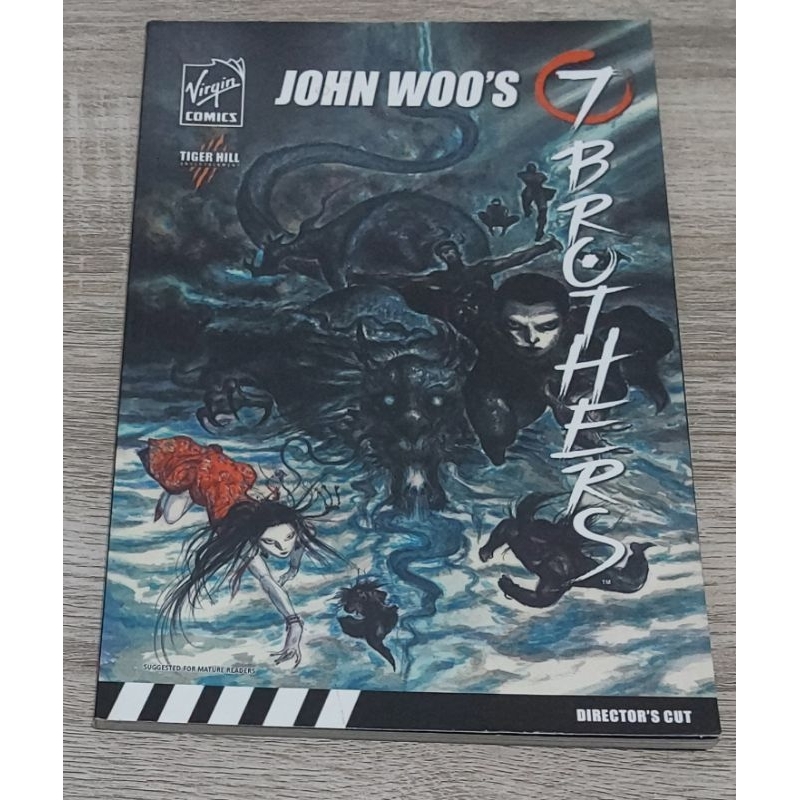 หนังสือ john woo's 7 brother comic book ปกอ่อน ภาพสี ขนาด 17×26×0.5ซม. ...
