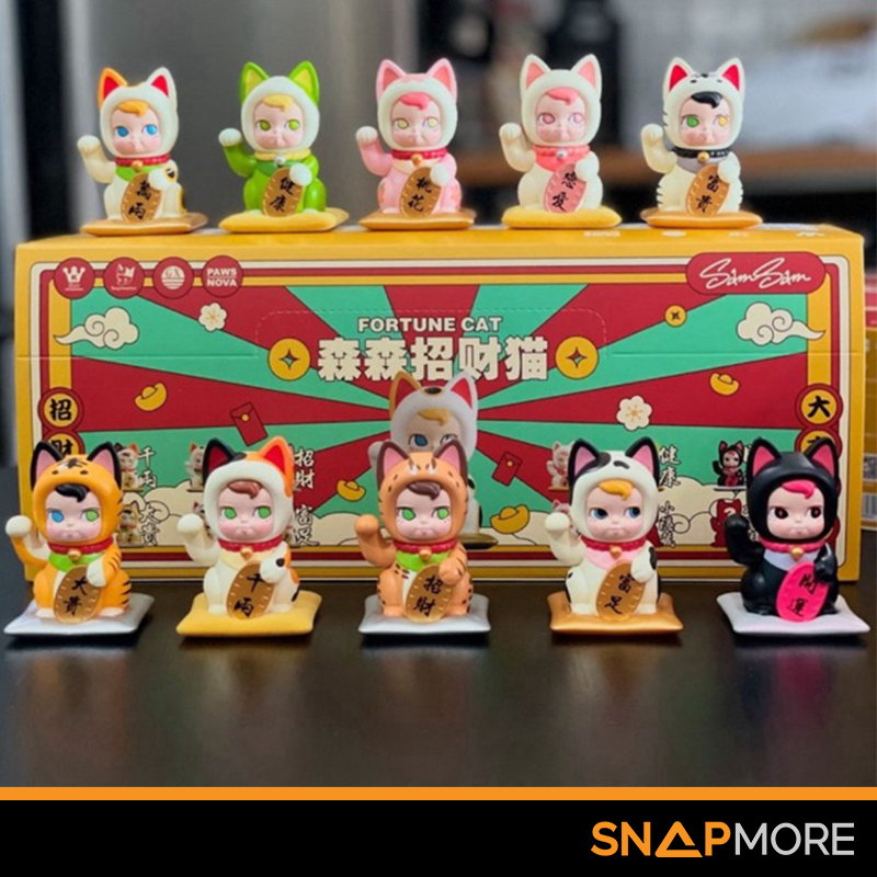 Samsam Fortune Cat Vol.1 กล่องสุ่ม ลุ้น SECRET [MINISO] Samsam Fortune ...