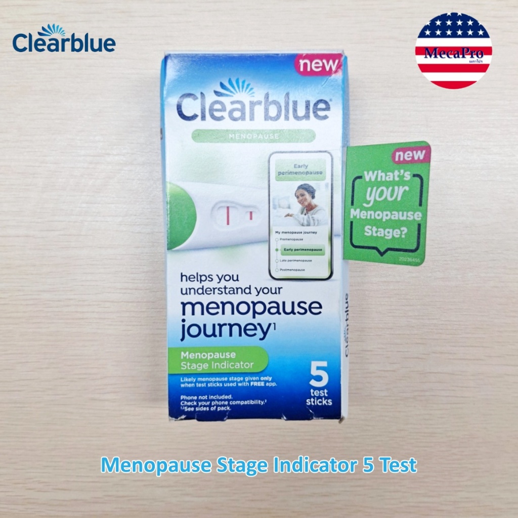 Clearblue® Menopause Stage Indicator 5 Test ชุดทดสอบฮอร์โมน FSH ...