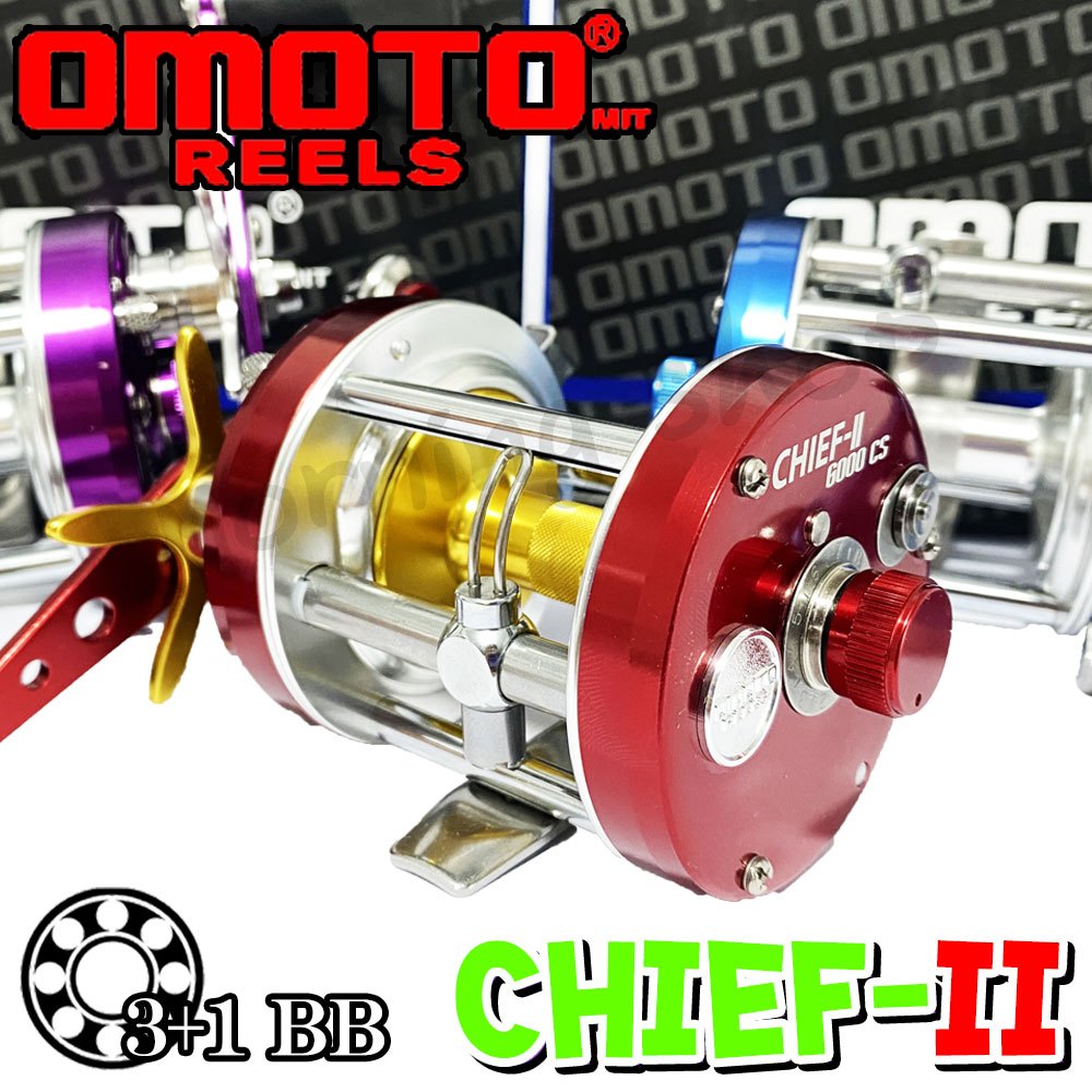 รอกเบส รอกเบท OMOTO Chief-ll 3+1BB ของแท้ 100% พร้อมใบรับประกัน ...