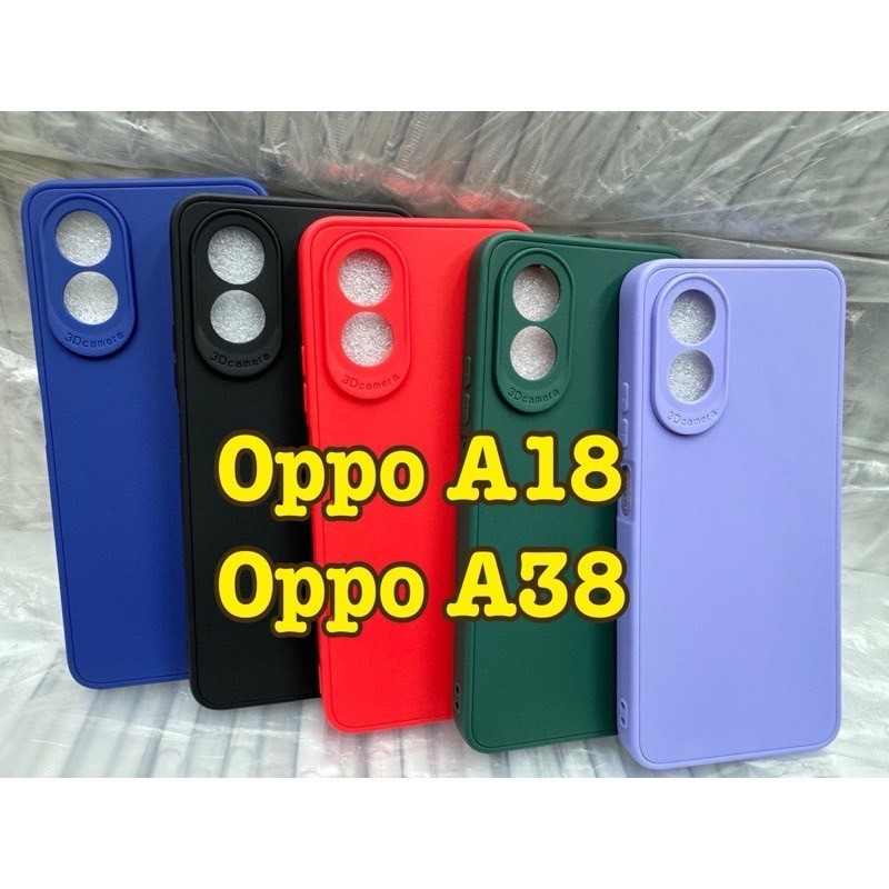 【Flash Sale】เคสOppo เคสOppo A18 A38🥰พร้ อมส่งใน🇹🇭🥰เคสTPU นิ่ม สีพาสเทล ...