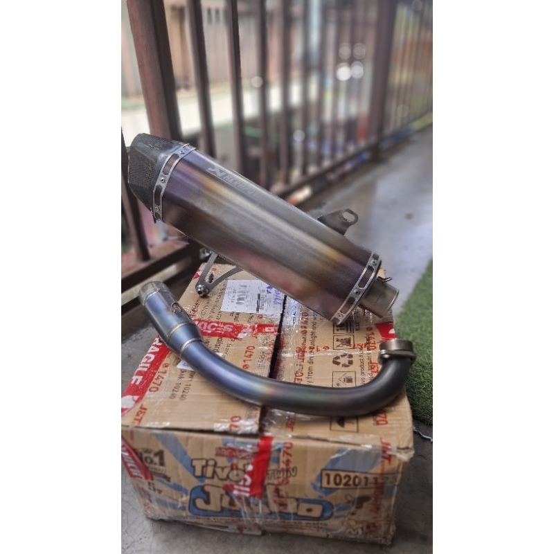 ท่อPR2ไทเททั้งใบปากแบน | Shopee Thailand