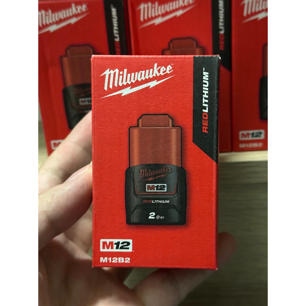 Milwaukee แบตเตอร์รี่ M12B2 ความจุ 2.0Ah หรือ 3.0Ah ของใหม่ประกันศูนย์ ...