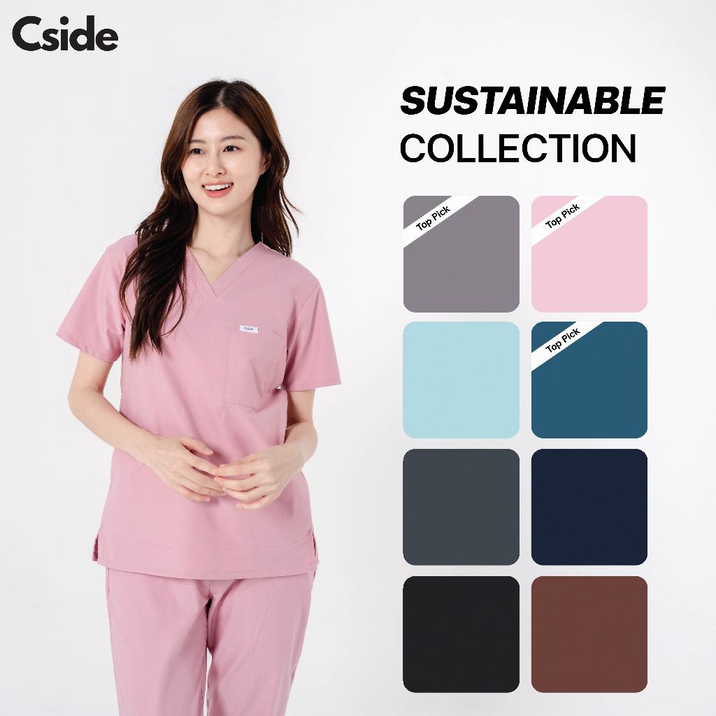 Cside Scrub - Sustainable Collection - (ชุดสครับ ชุดสครับหญิง ชุดสครับ ...